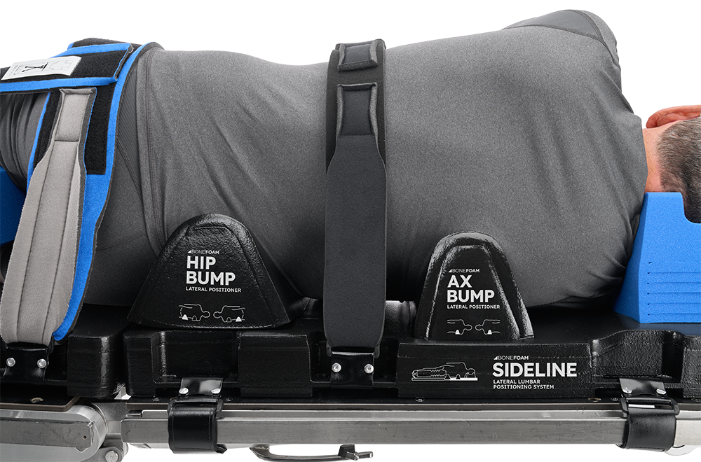 Sideline | Lateral Lumbar Positioning System – BoneFoam